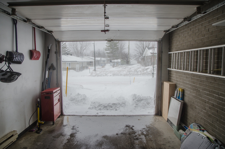 How Snow and Salt Damage Concrete Garage Flooring