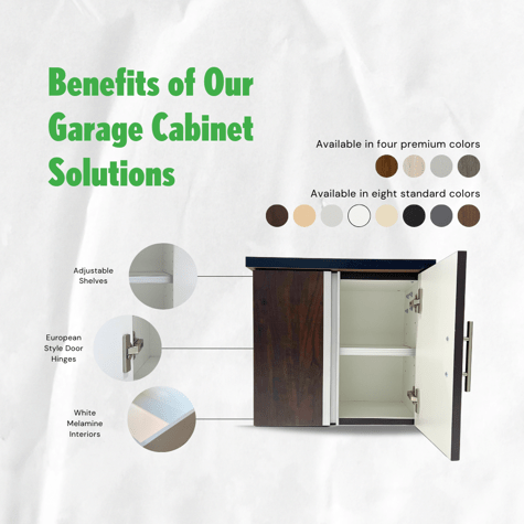 The Features and Benefits of GarageExperts® Custom Cabinets
